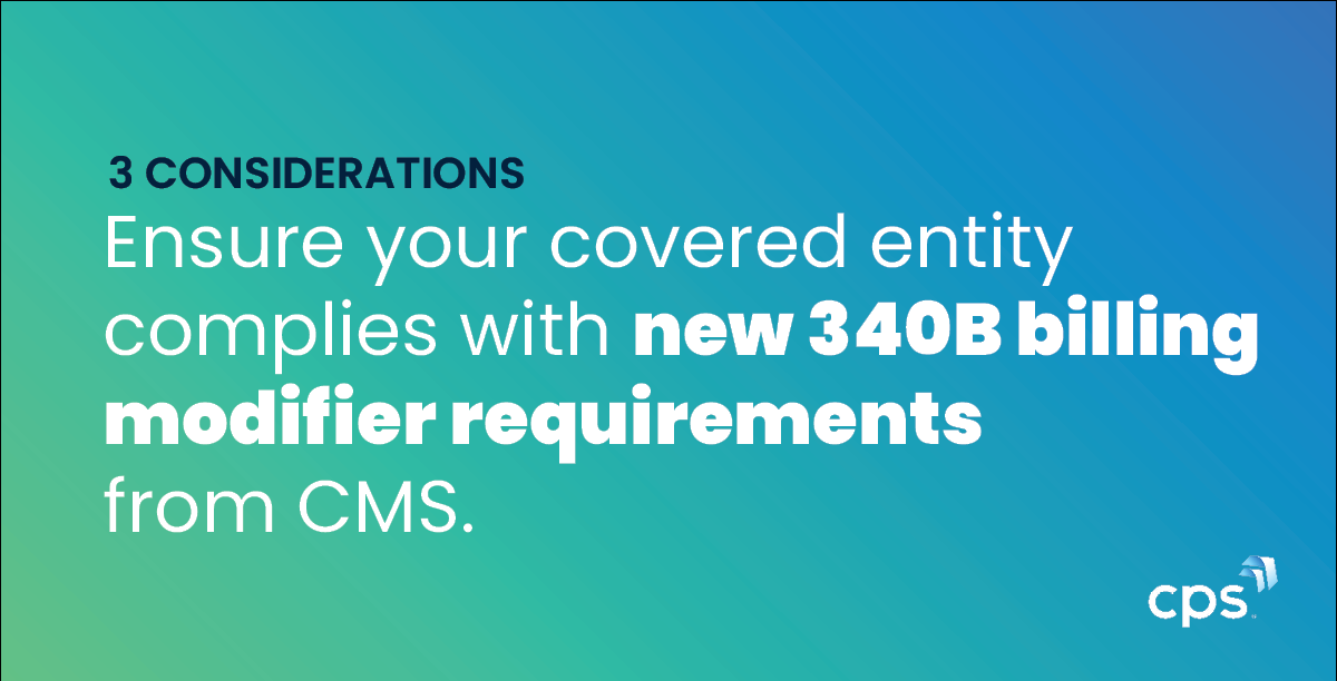 340B Compliance with New Billing Modifier Requirements